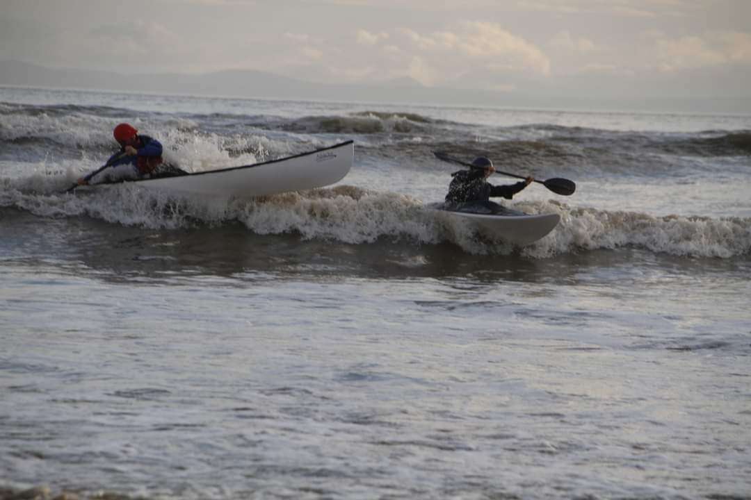 SeaCat ferry wave by Paul Harwood - Liverpool Canoe Club