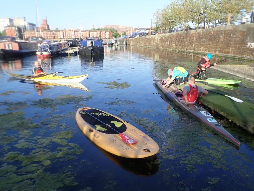 2025 05 15 SUP paddle at the docks - Liverpool Canoe Club
